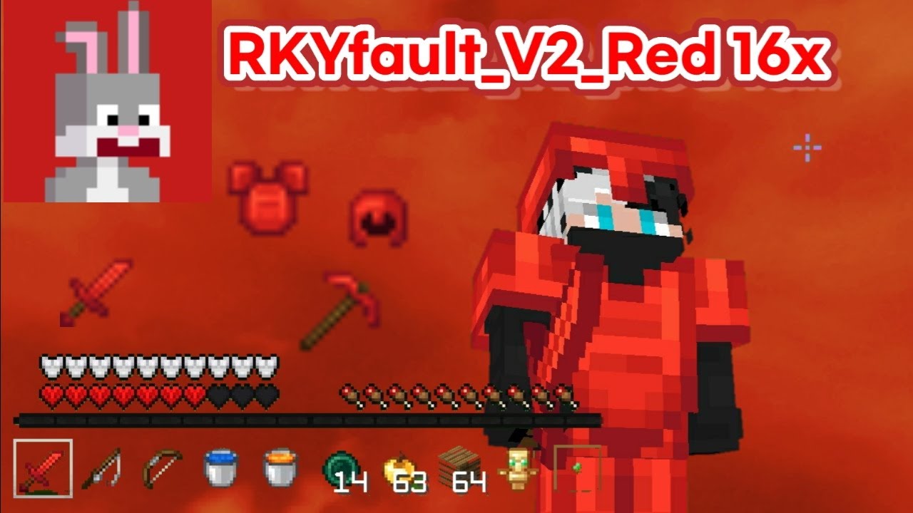 🔻Rkyfault V2 Red 16x | Texture Pack | MCPE | BOOST FPS🔻 - YouTube