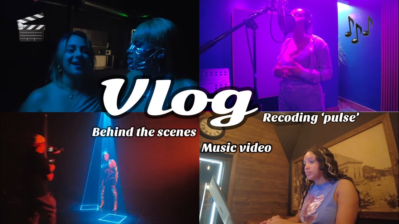 VLOG | recoding a song + filming a music video - YouTube