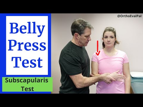 Belly Press Test (Subscapularis Tear Special Test)