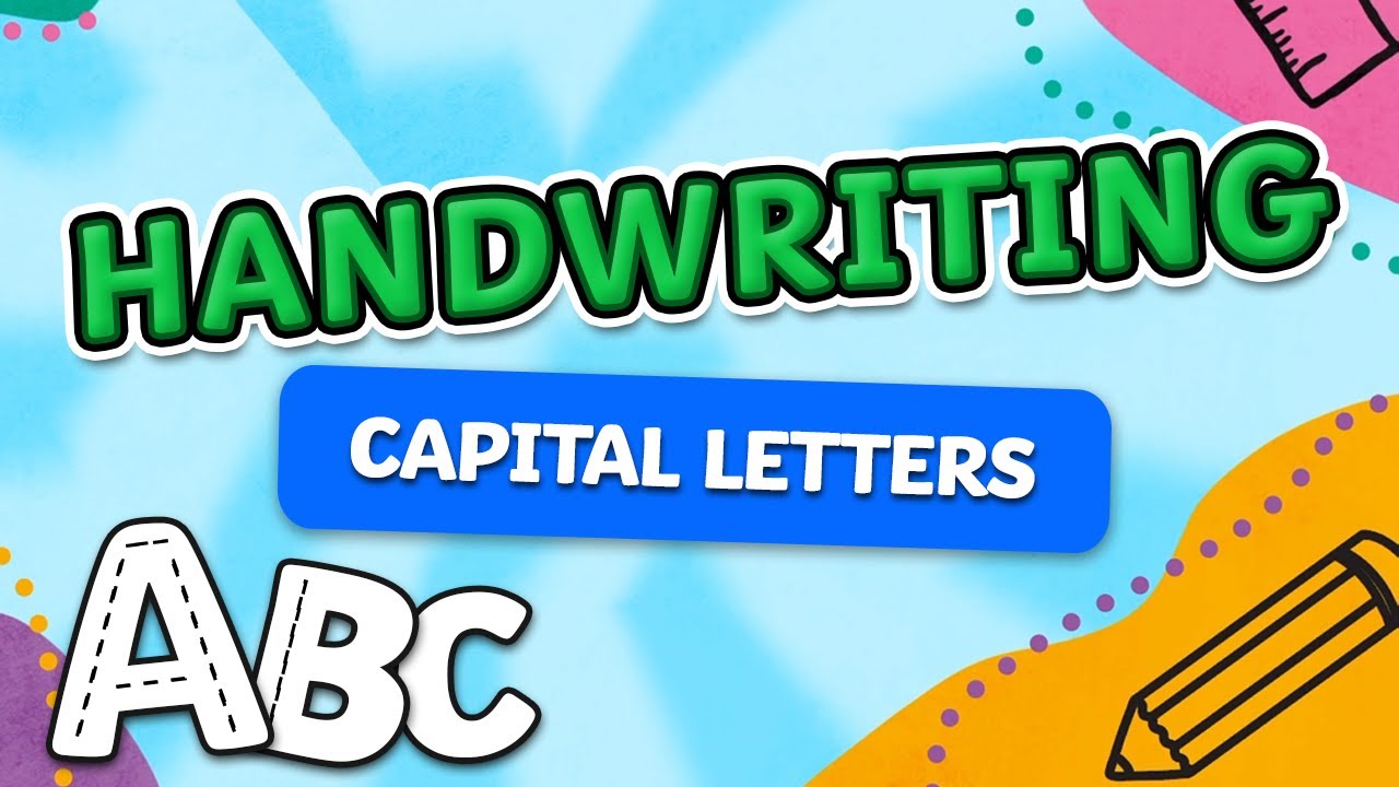 Capital Letters | Handwriting Guide Twinkl - YouTube