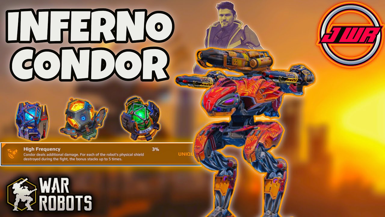 [WR] The condor robot is 100% BETTER with these weapons war robots ...
