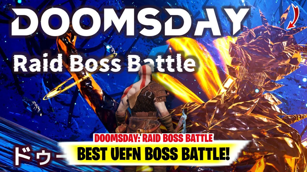 DOOMSDAY RAID BOSS BATTLE Fortnite (Best Fortnite Boss Battle Map ...