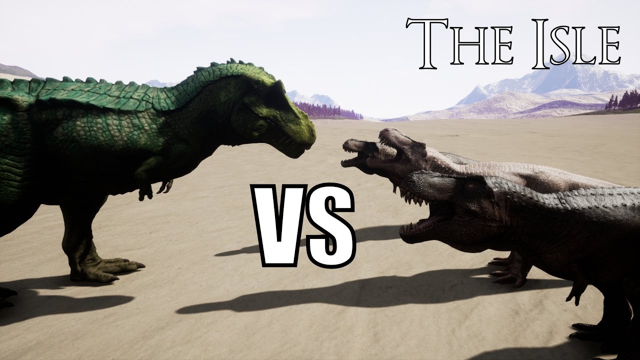 The Isle: HYPO-REX vs T-REX PACK {Ep.182} - YouTube