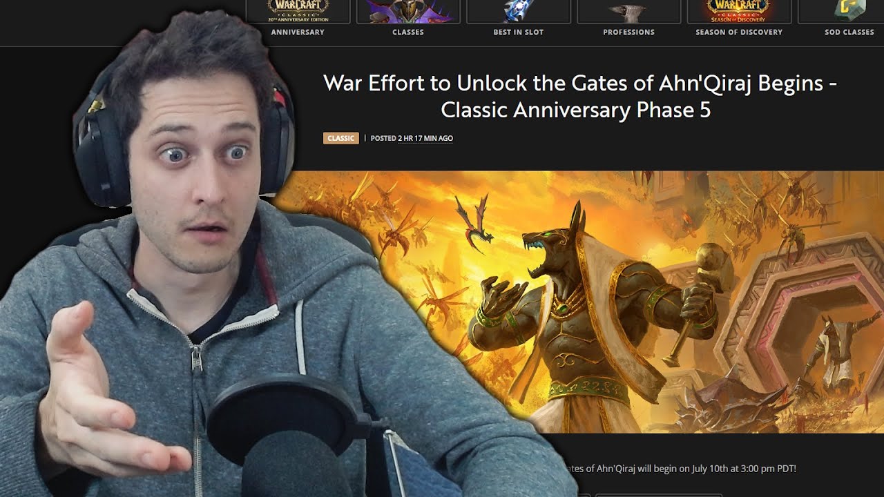 Classic Anniversary Is Releasing AQ40 Early And I'm Surprised - YouTube