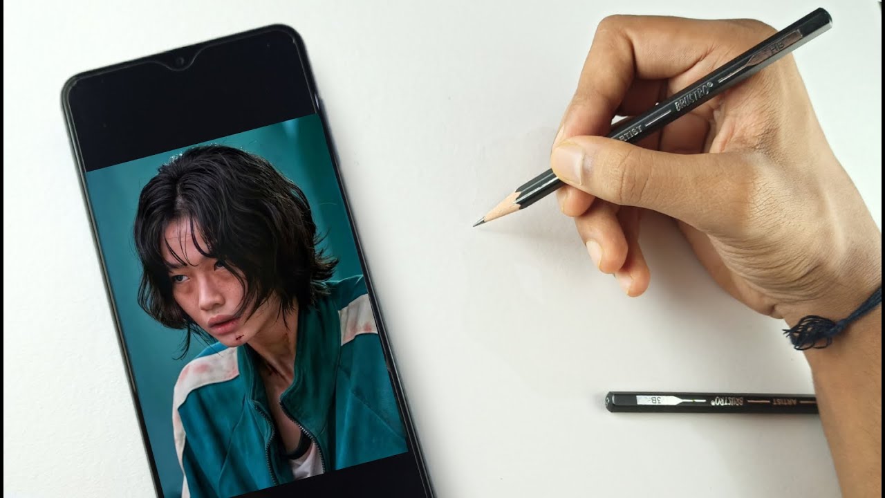 Drawing Squid Game | Step by Step Outline Tutorial - YouTube