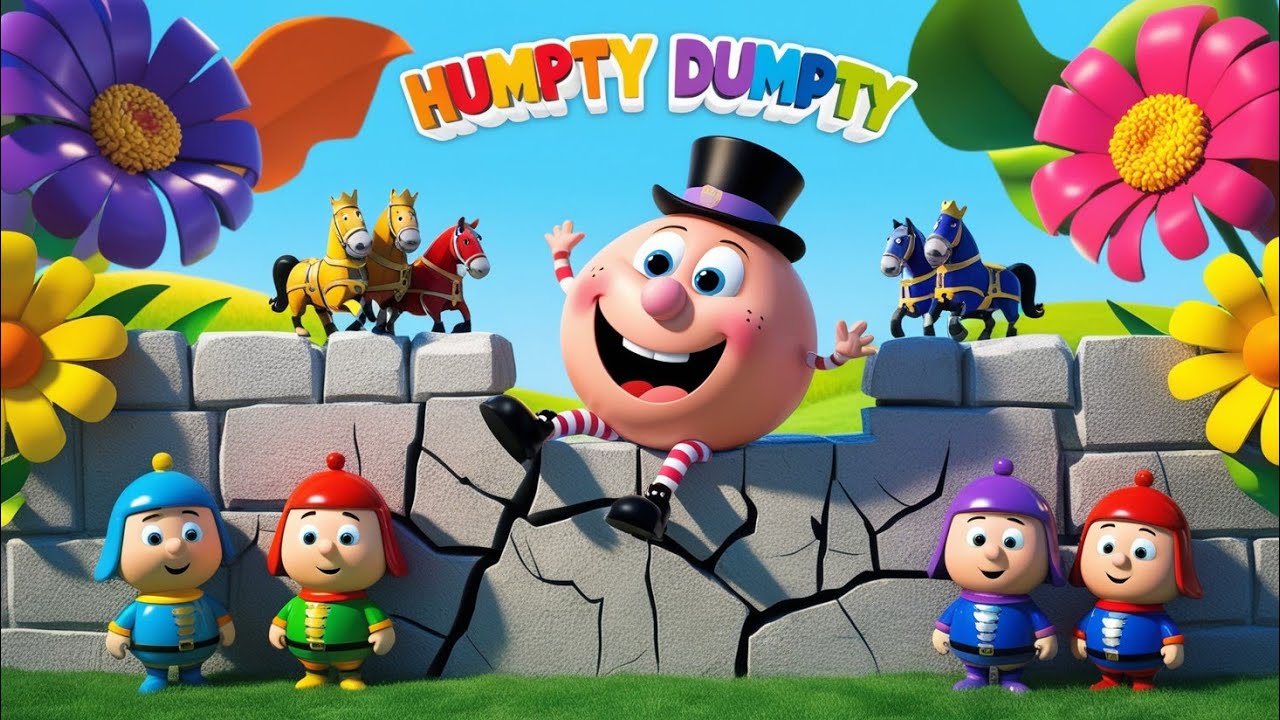Humpty Dumpty | nursery rhymes for babies l learning | kids songs ...