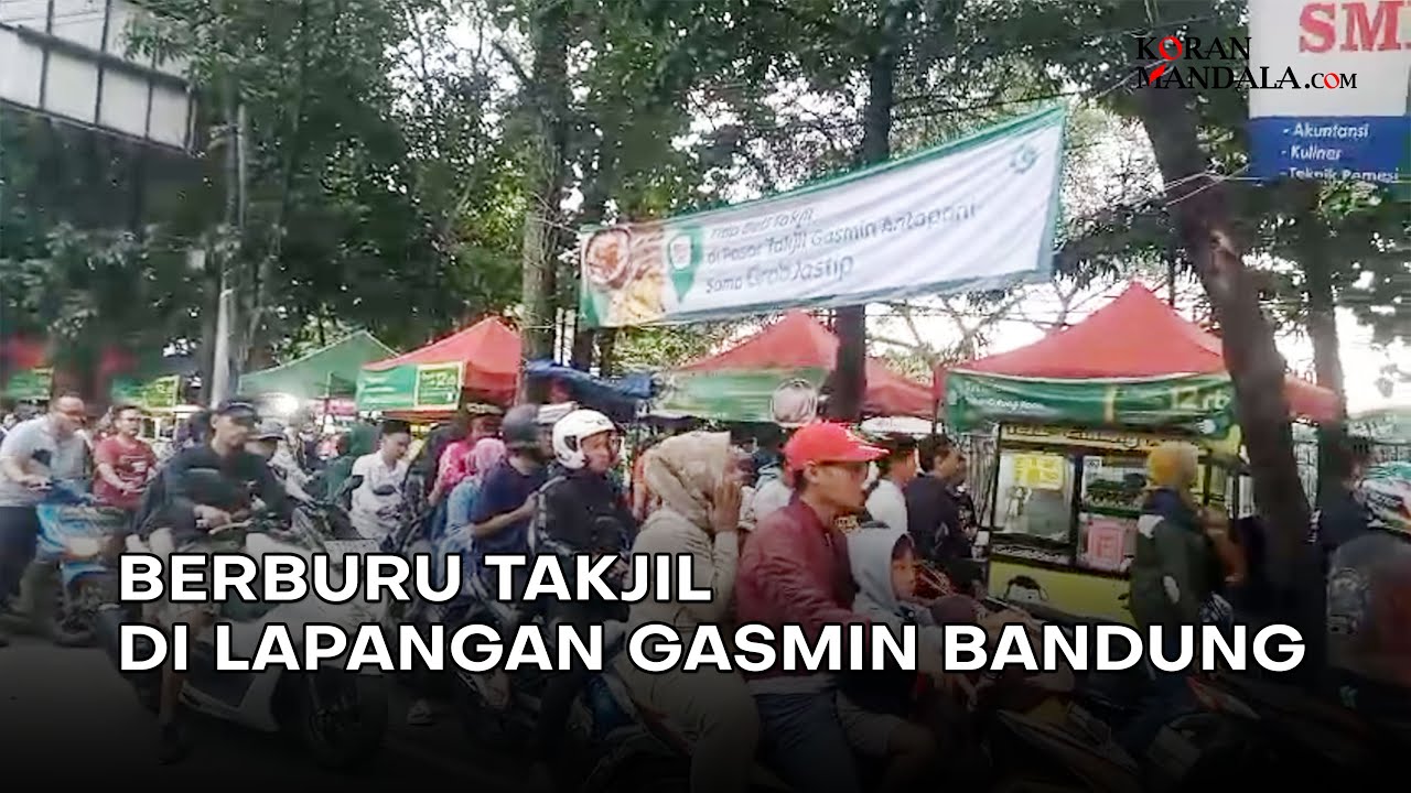 Berburu Takjil di Lapangan Gasibu Mini di Jalan Purwakarta Bandung ...