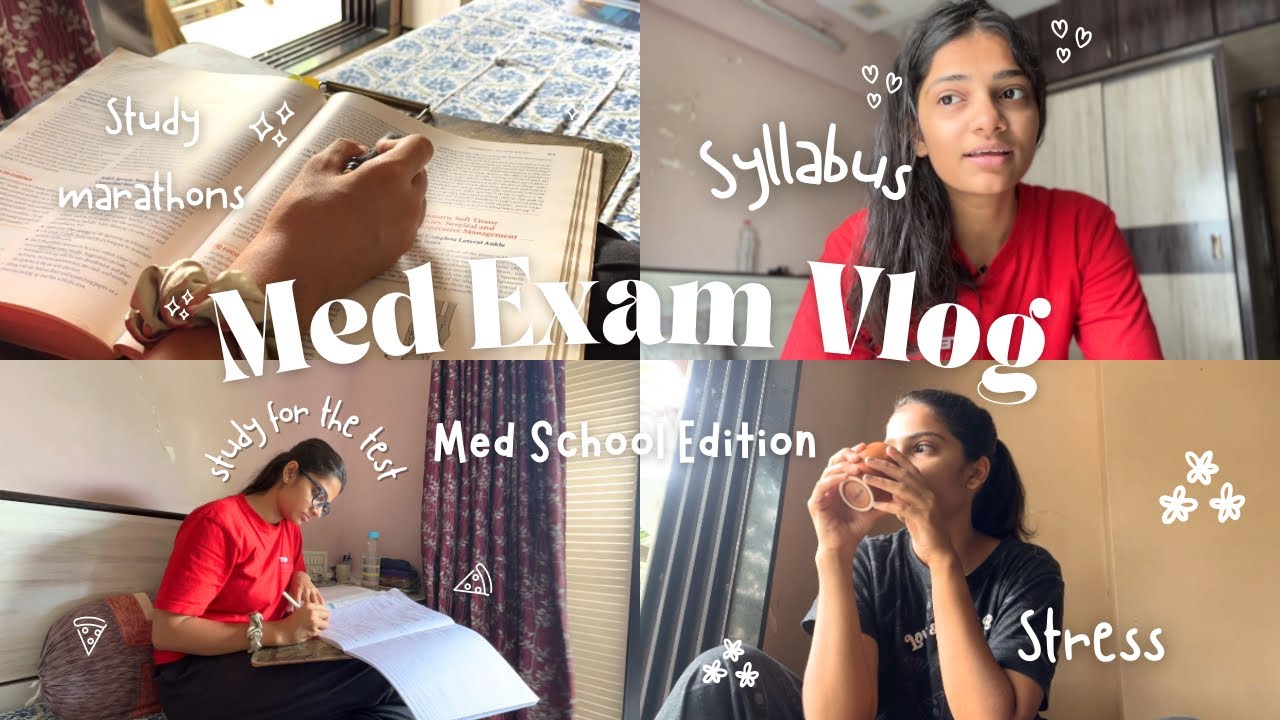 Med School Exam 🩻🏥|Study session |Exercise | Exam prep 🙌🏻 - YouTube