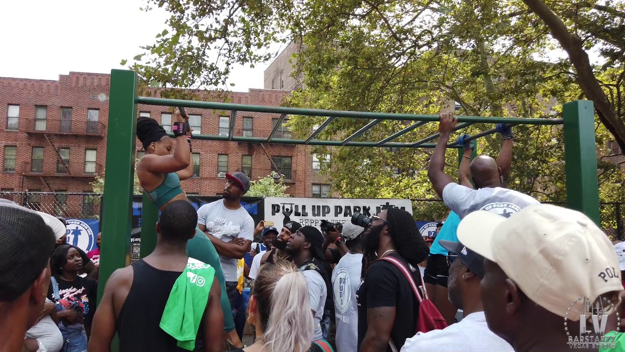 Pull-Up Park Jam 2019 Women's Pull-ups - YouTube