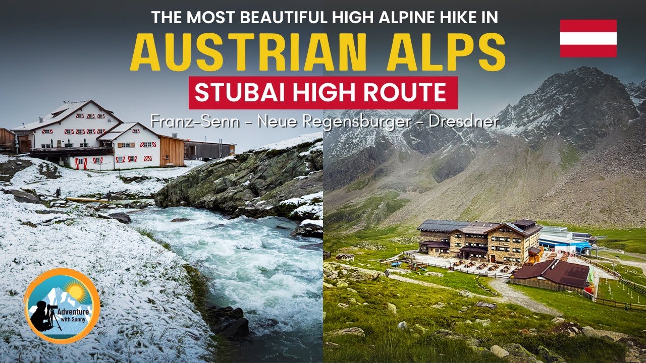 Austrian Alps Hiking | Stubai High Route Day 3-4: Franz-Senn Hut - Neue ...