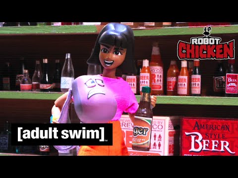 Adult Swim VF - Robot Chicken 🇫🇷 | Ciguë & Gin tonic [extrait S06E13]