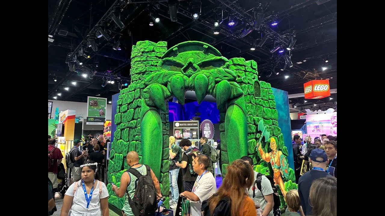 SDCC 2024 Mattel Booth - YouTube