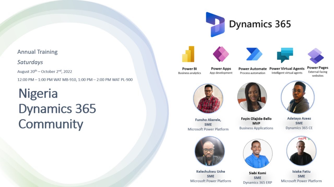 Week 1 - MB-920:Microsoft Dynamics 365 Fundamentals (ERP) - YouTube