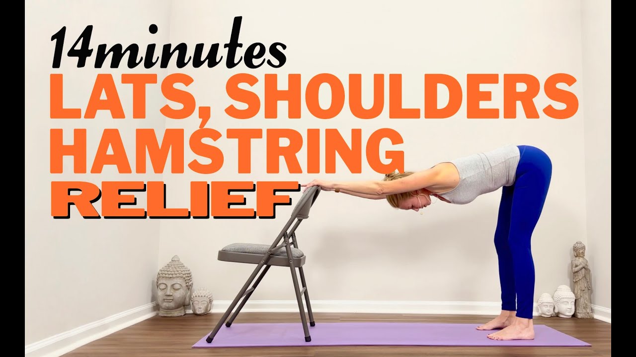 Stretch & Release Tight Lats, Shoulder & Hamstrings Right Now - YouTube