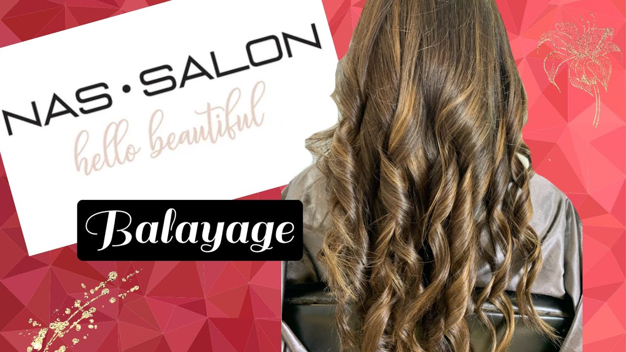 Haircut and Balayage at NAS SALON || Getting my Hair Done || Spring ...