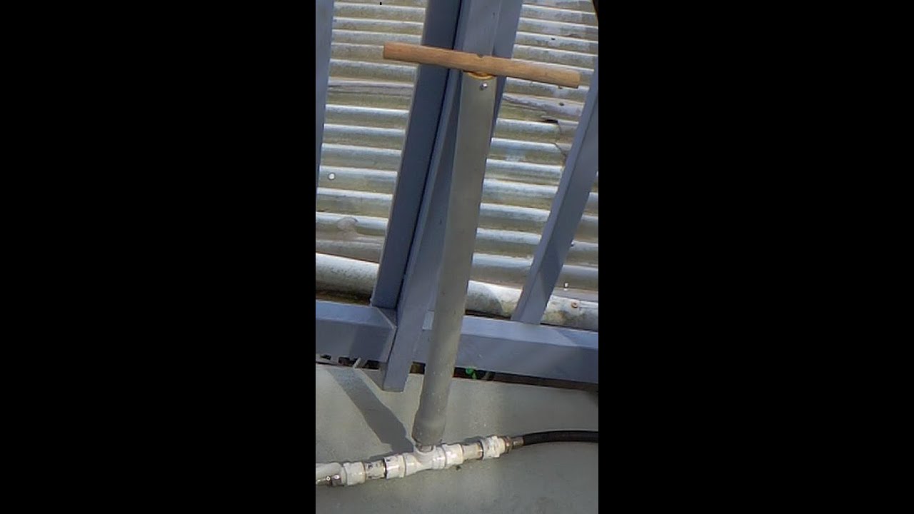 Make water pump PVC wood, pistons from plastic bottles, no o-rings. No ...