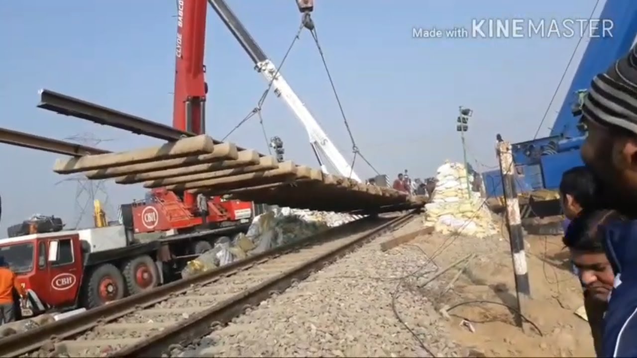 Indian Railway underpass Bridge work to Delhi to Saharanpur railway ...