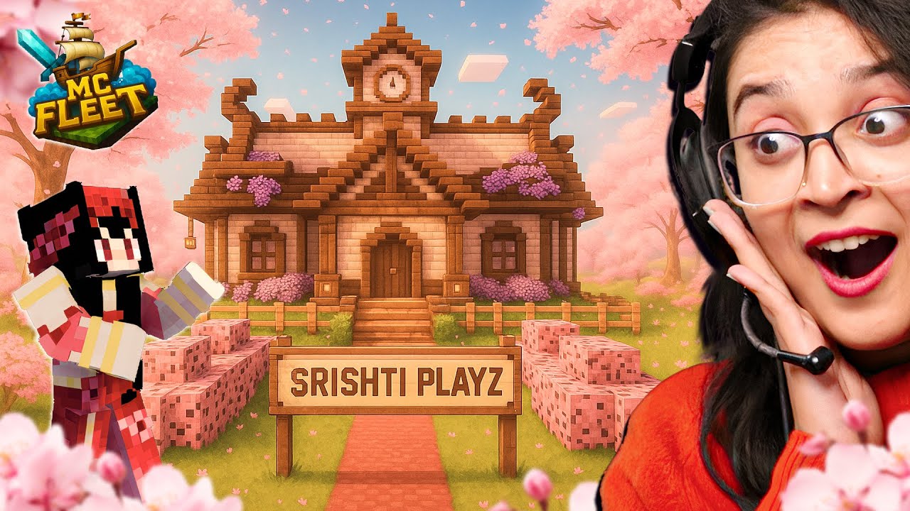 🔴 Srishti Playz is Live | Playing In McFleet Server Day 40 - YouTube