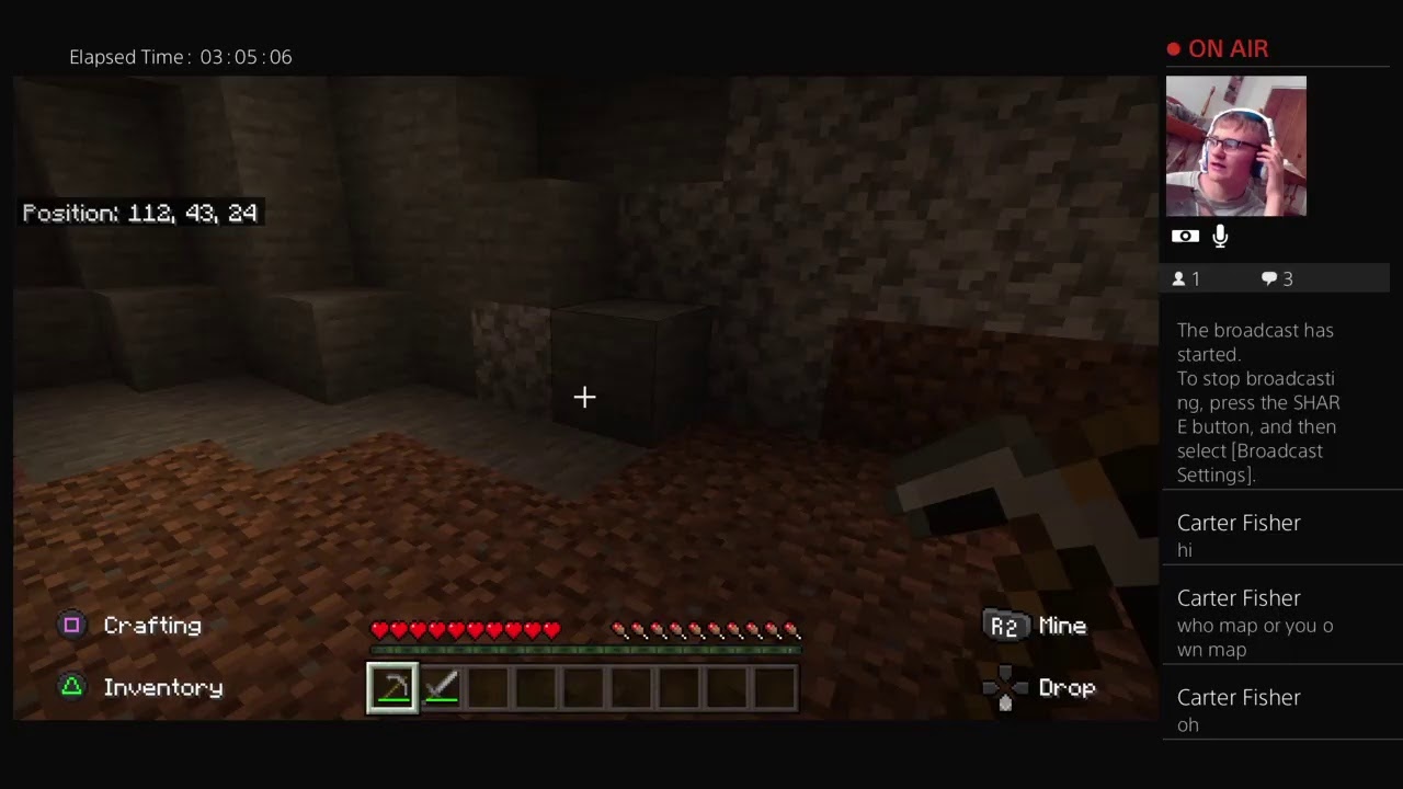 Minecraft beating game part 4 live - YouTube