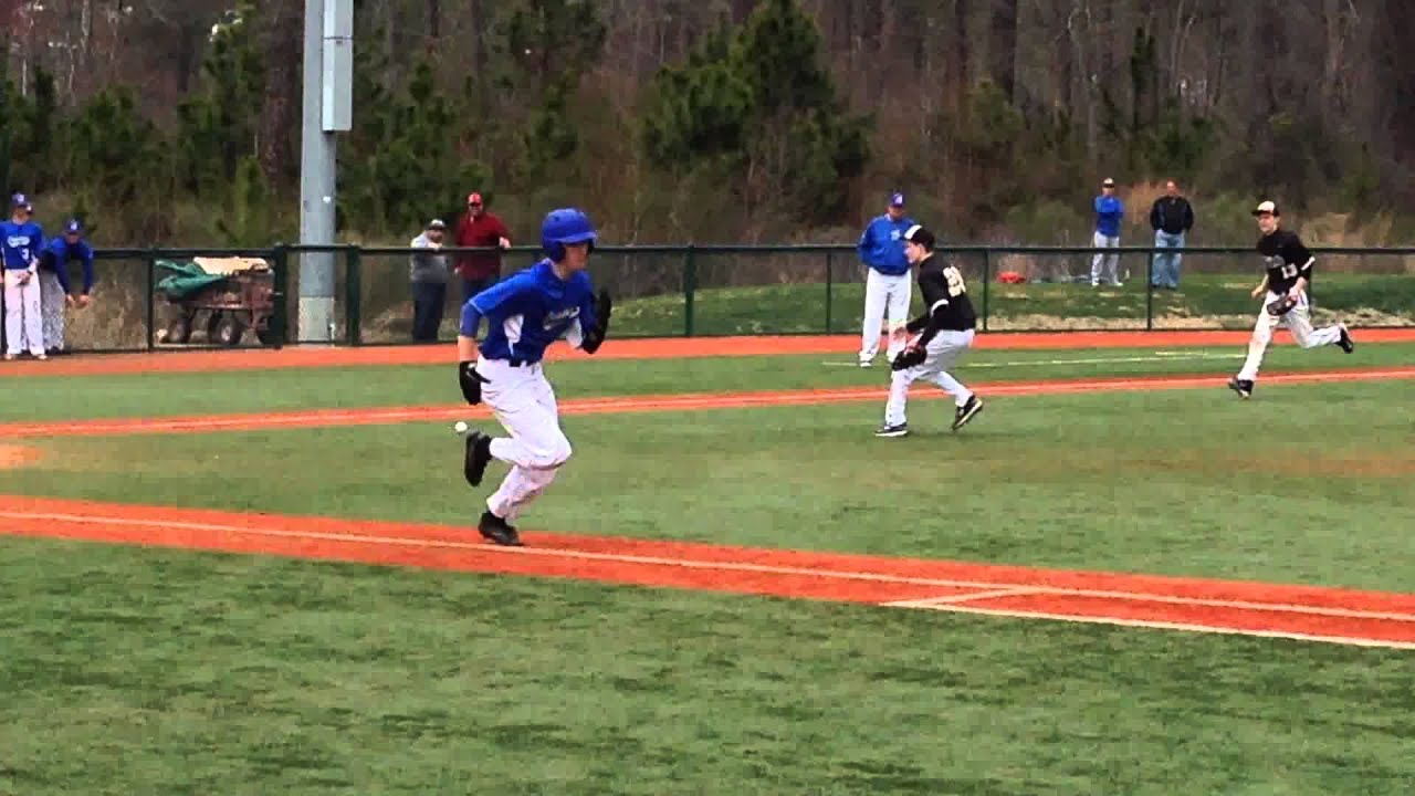 Brice McMillan - Drag Bunt (3 89 seconds home to first) - YouTube