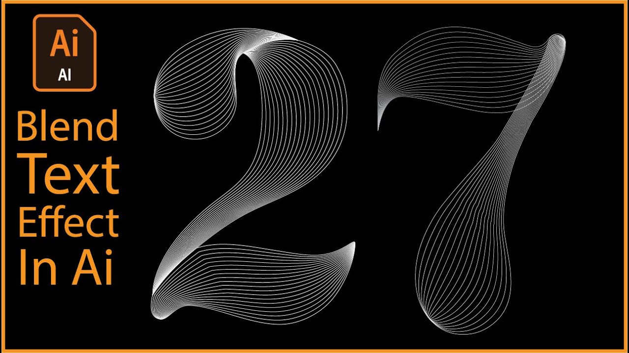 Text Effect Illustrator | Illustrator Text Style | Illustrator ...