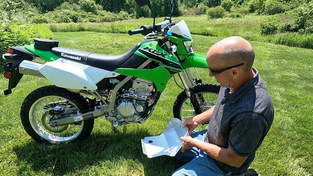 📍📦TUSK ALUMINUM SKID PLATE UNBOXING | 2023 KAWASAKI KLX 300 - YouTube