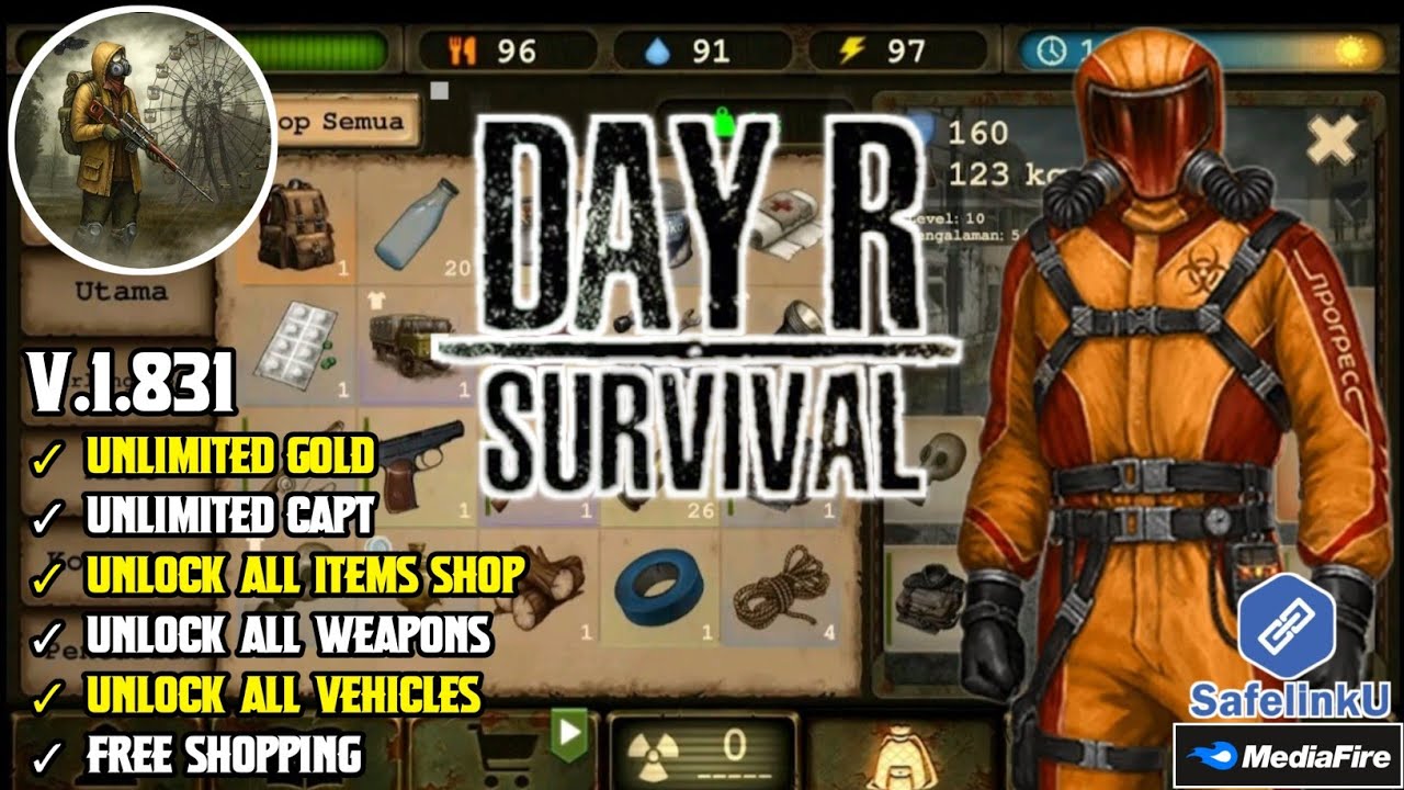 DAY R SURVIVAL MOD APK VERSI TERBARU 1.831 ( UNLIMITED GOLD ) - YouTube