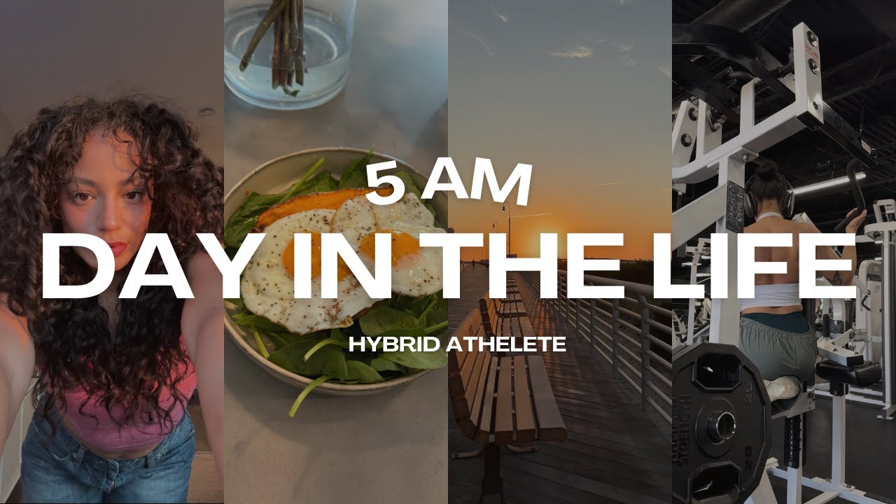MY FIRST VLOG!!! 5AM Day in My Life | Running, Lifting & Shooting New ...