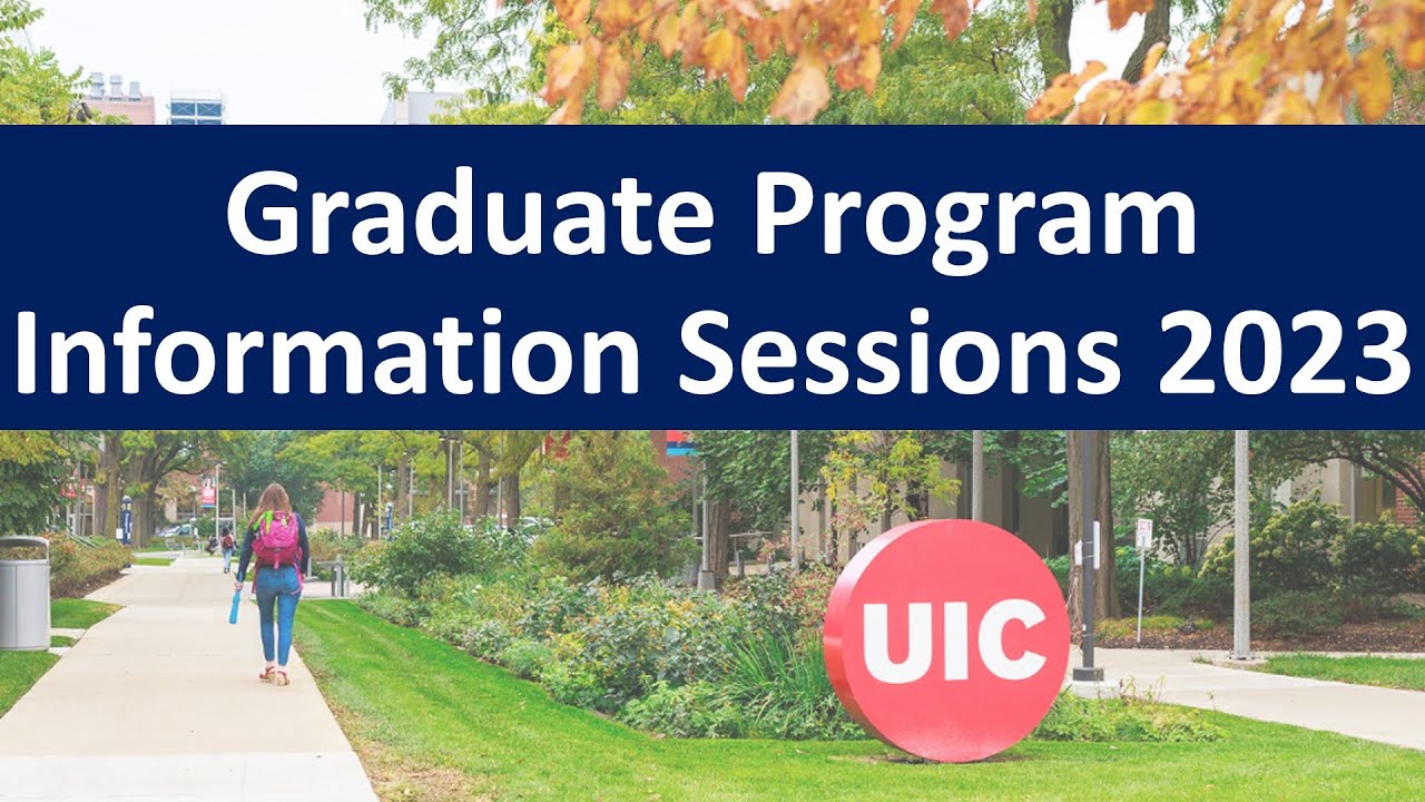 Graduate Program Info Sessions 2023 - YouTube