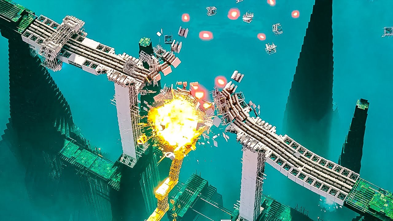 This game forced me to destroy bridges... - YouTube