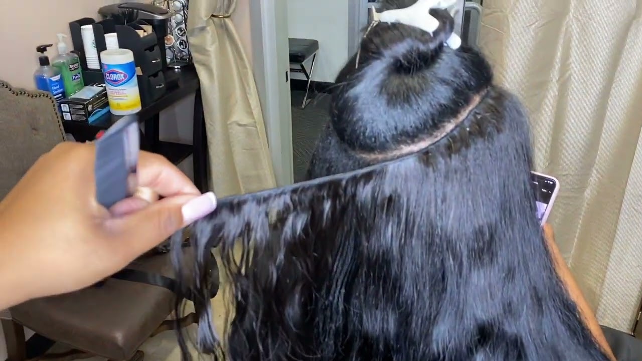 The most realistic looking weave EVER! - YouTube