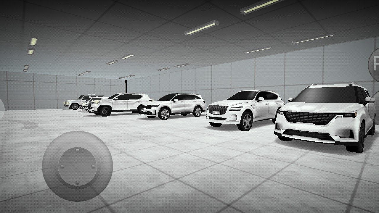 We park all white cars with majic.3d driving class #cars - YouTube