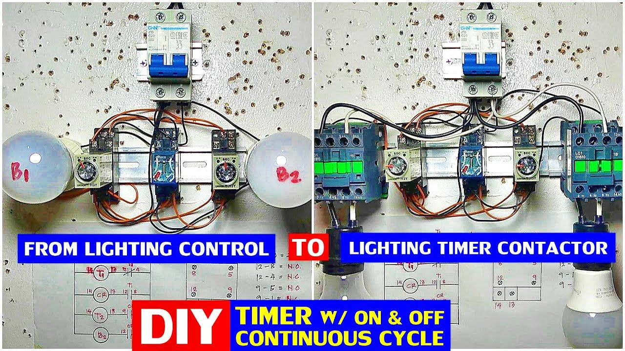 PAANO MAG INSTALL NG TIME ON DELAY SA CONTACTOR - YouTube