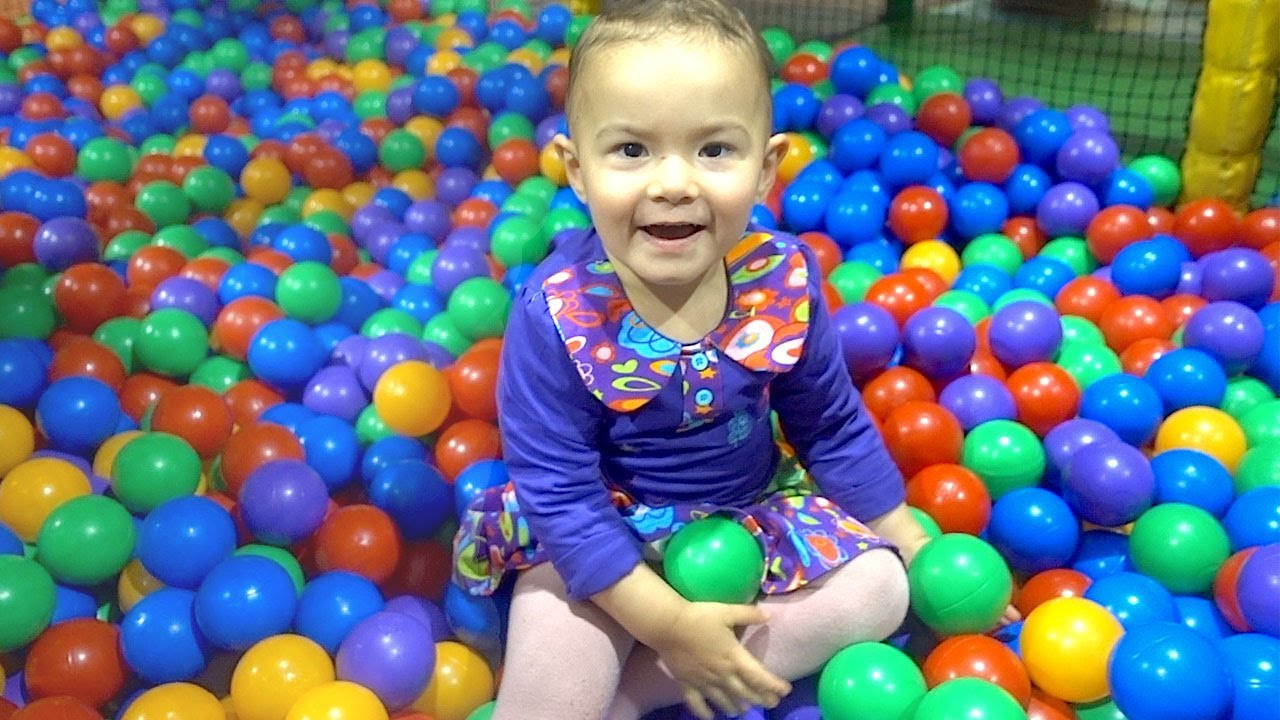Colors at Indoor Playground - Kids Play - YouTube
