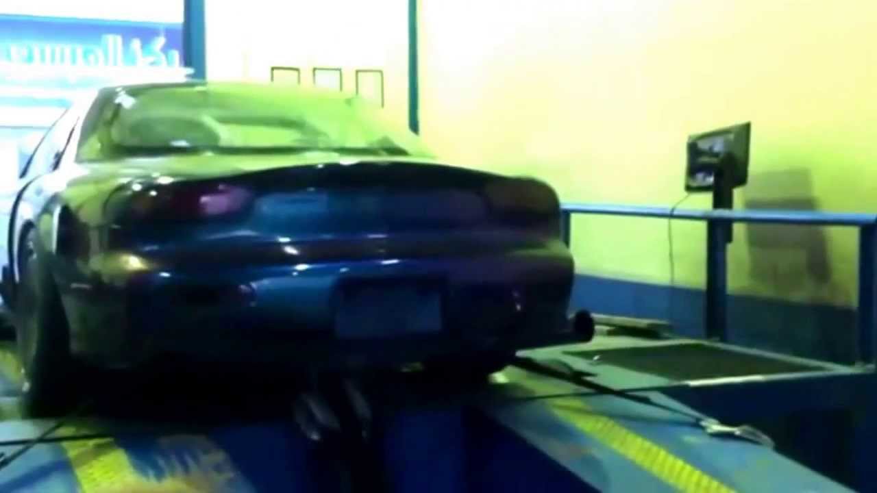 Mazda Rx-7 anti lag system awesome flames - YouTube