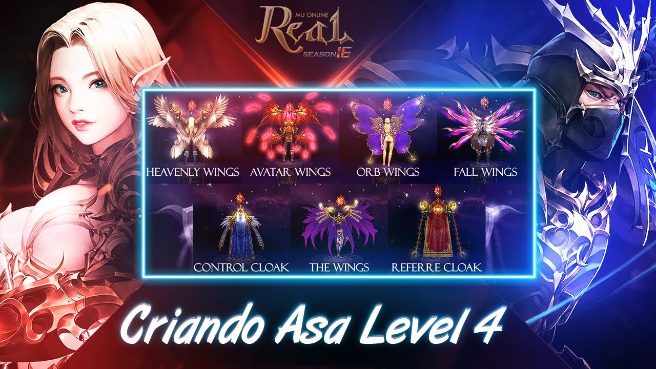 MU ONLINE CRIANDO ASA LEVEL 4 - REALMU SEASON 16 - YouTube