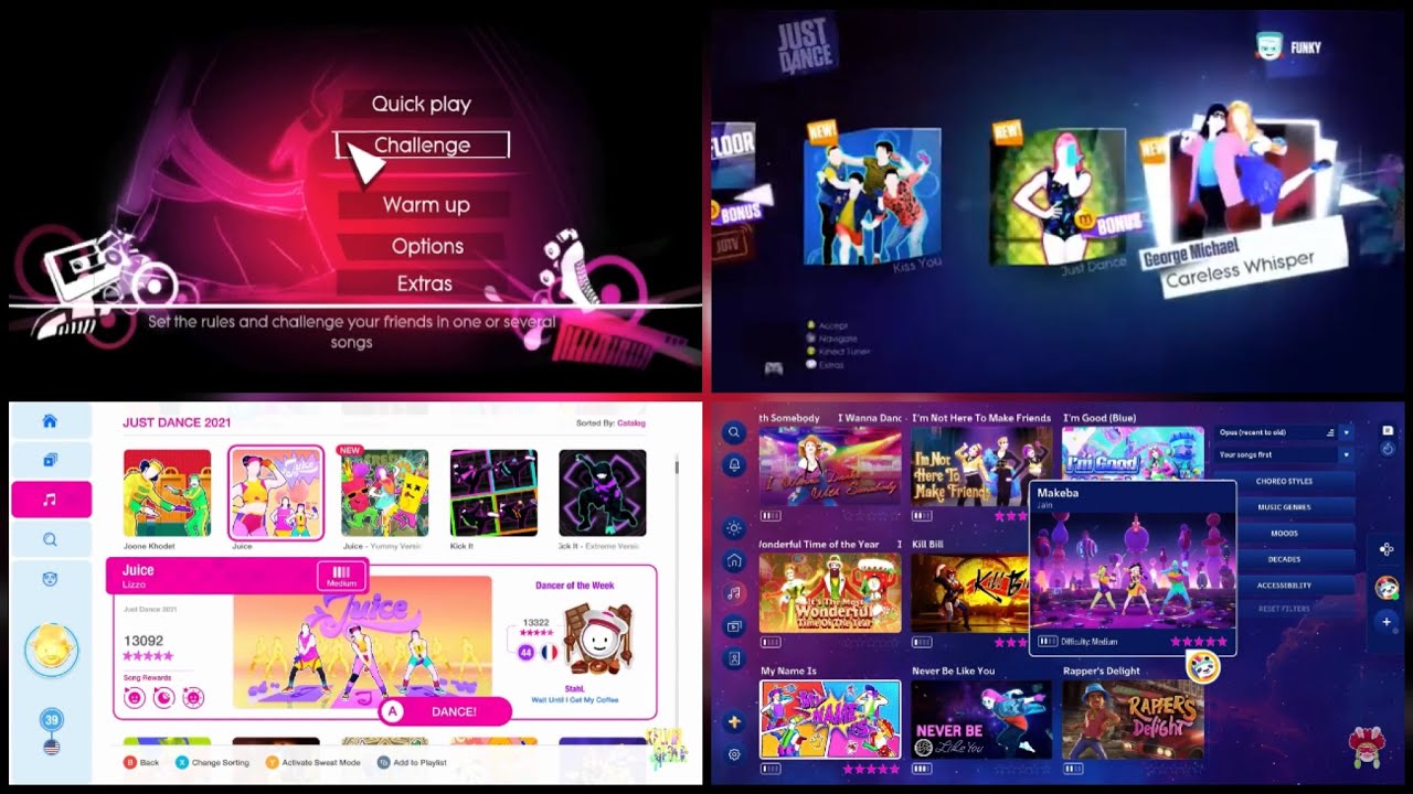 Just Dance Menu Evolution - YouTube
