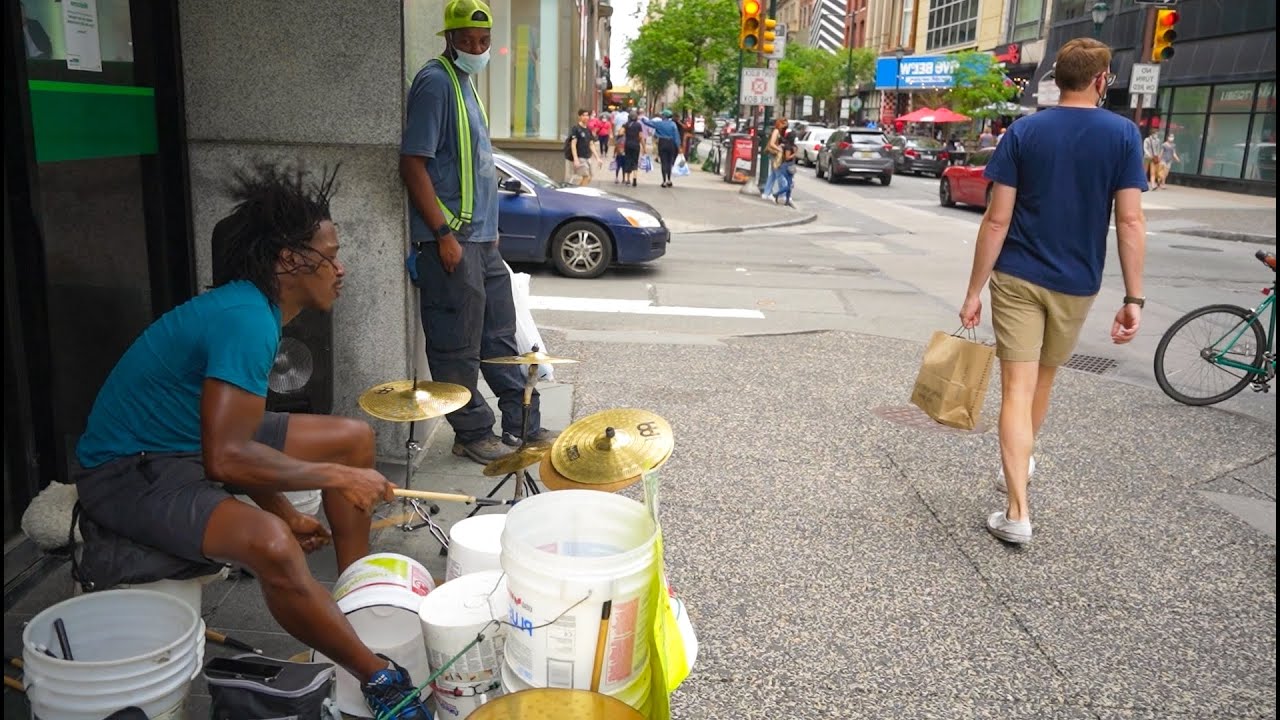 THE BEST STREET DRUMMER IN THE WORLD!!! - YouTube