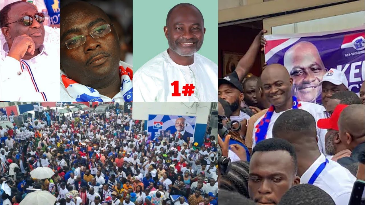 Hon. Ken will be 1st; Bawumia, Alan will Fight for 2nd, 3rd Place ...