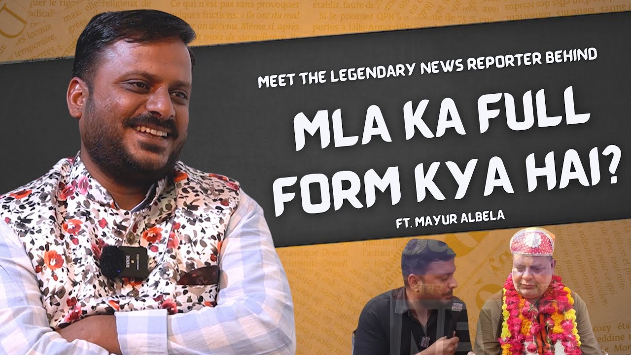 Journalist Mayur Joshi (Mayur Albela) Opens Upon Elections in India | Episode 63 - YouTube
