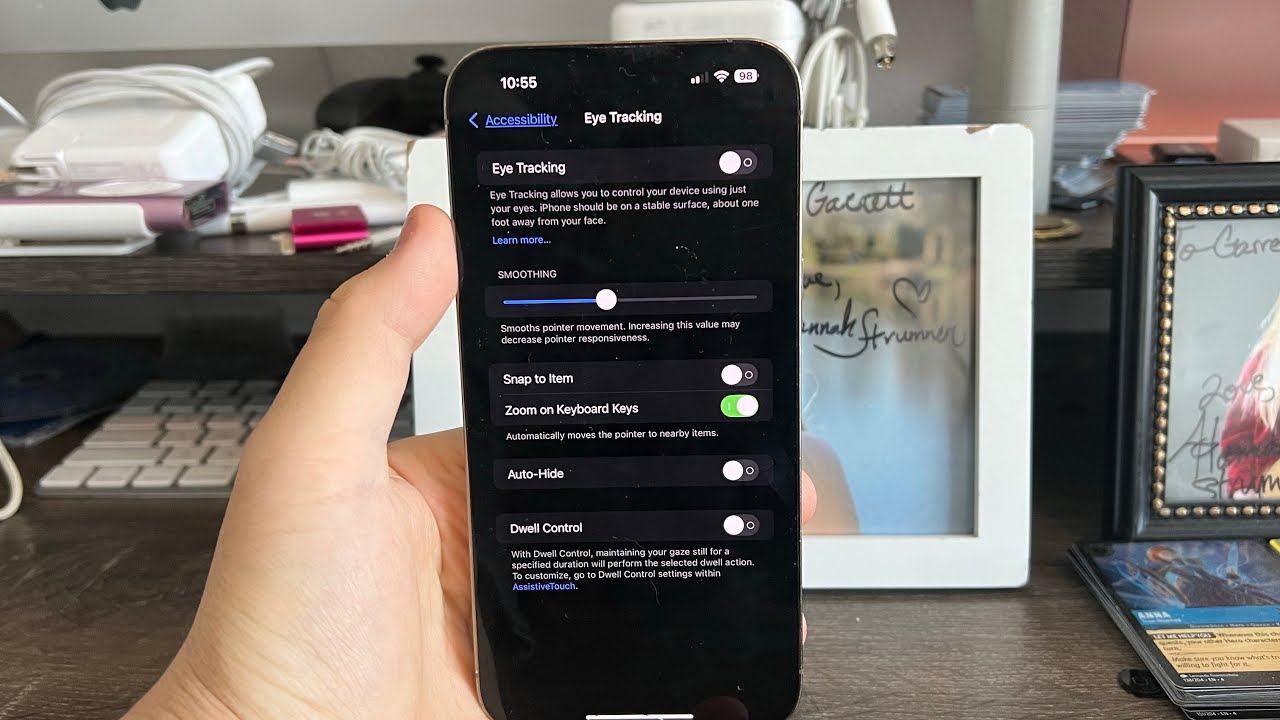 How to use eye tracking on iOS 18 or later - YouTube