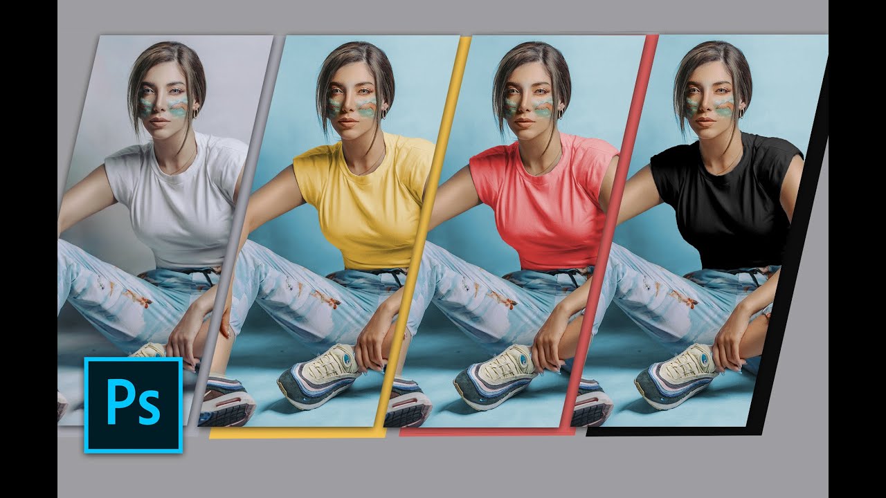 Turn Grey into any Color in Photoshop (Even Black) - YouTube