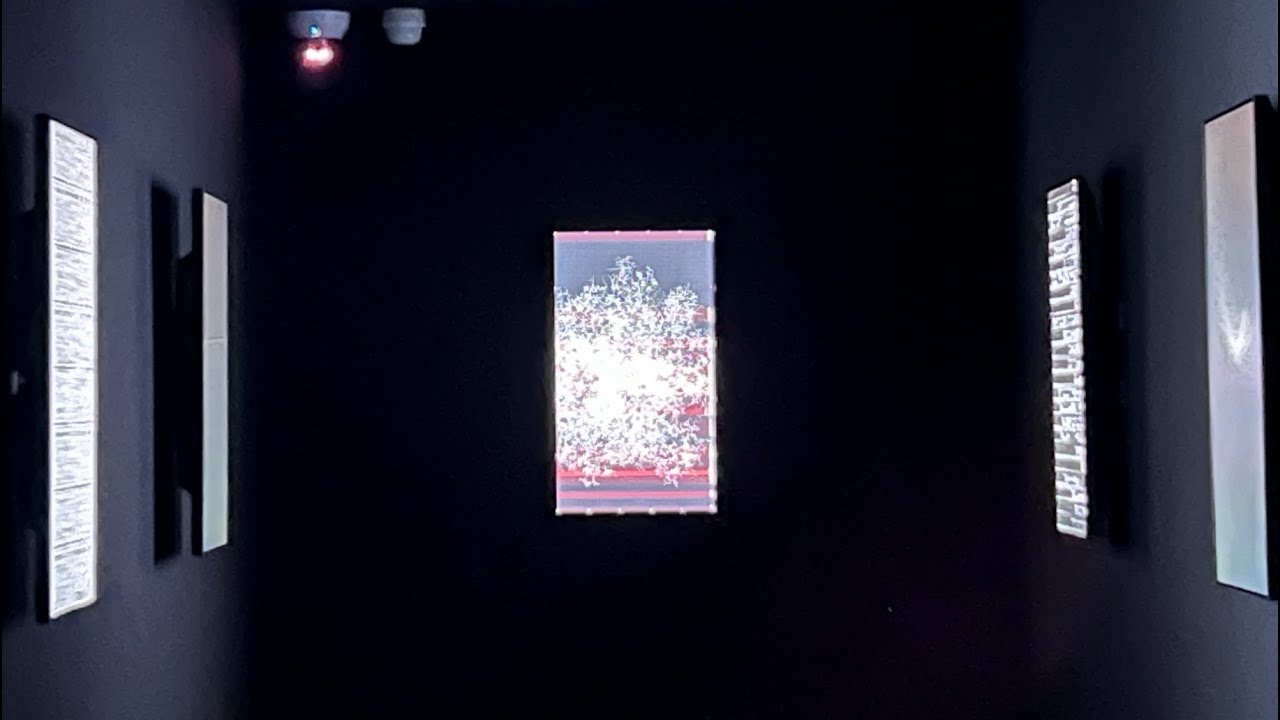 Ryoji Ikeda "data.scan [n°1b-9b]" 池田亮司 @ UESHIMA MUSEUM - YouTube