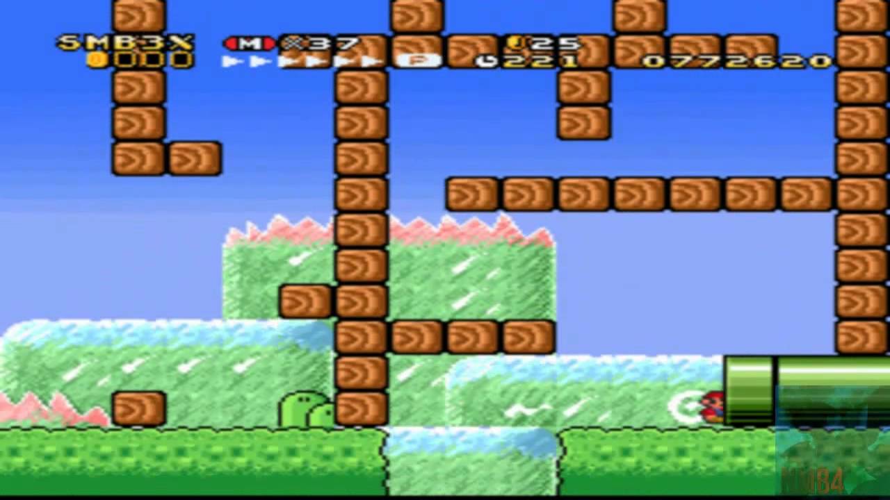 Super Mario Bros.3 X,Walkthrough,Part 8,Yoshi Island - YouTube