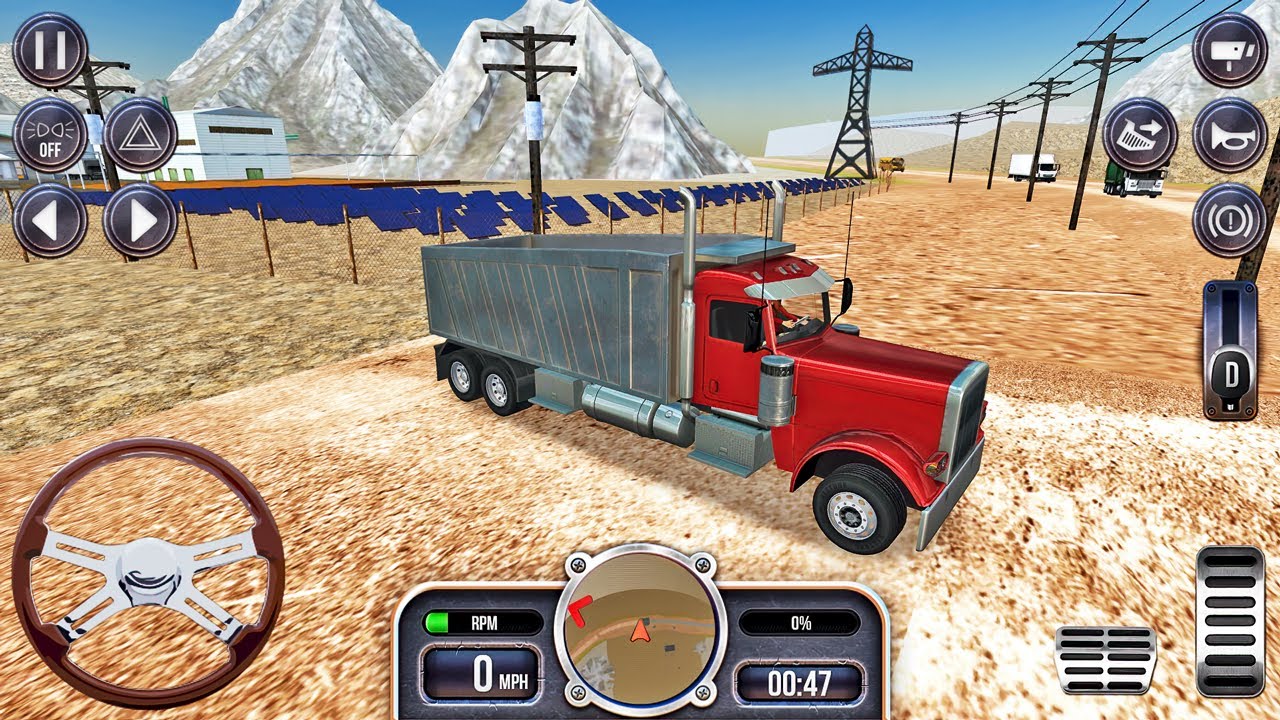 Heavy Bucket Excavator Dumping Sand to Truck - City Construction Sim ...