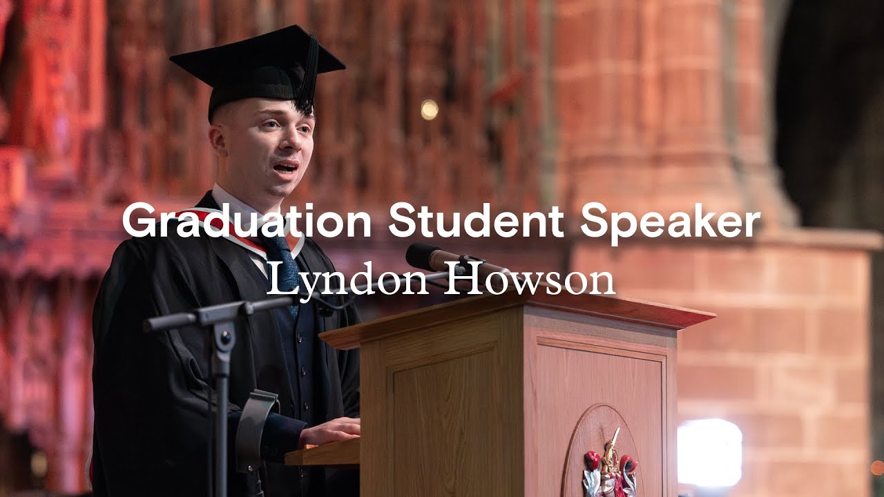 Lyndon Howson - Graduation Student Speaker - November 2024 - YouTube
