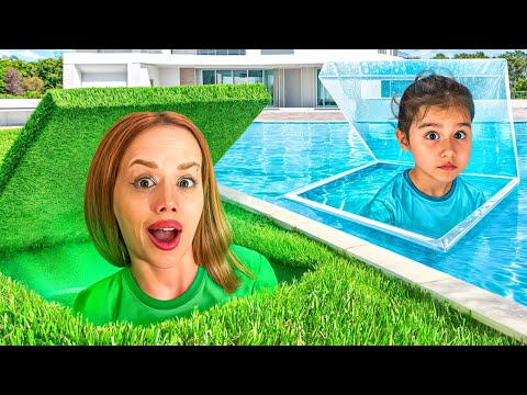 DEV VİLLADA TEK RENK SAKLAMBAÇ CHALLENGE !? | Gamze Karta Goril Faruk Mehmet Karta