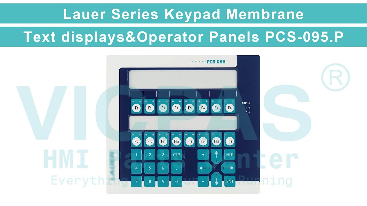 Lauer Operating Panel PCS-095.P HMI Operator Keyboard Replacement ...