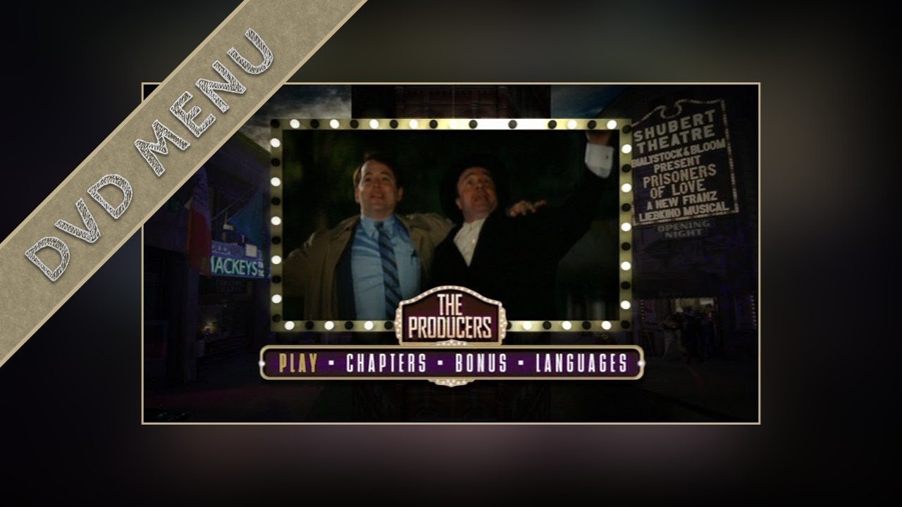 The Producers (2005) - DVD Menu - YouTube