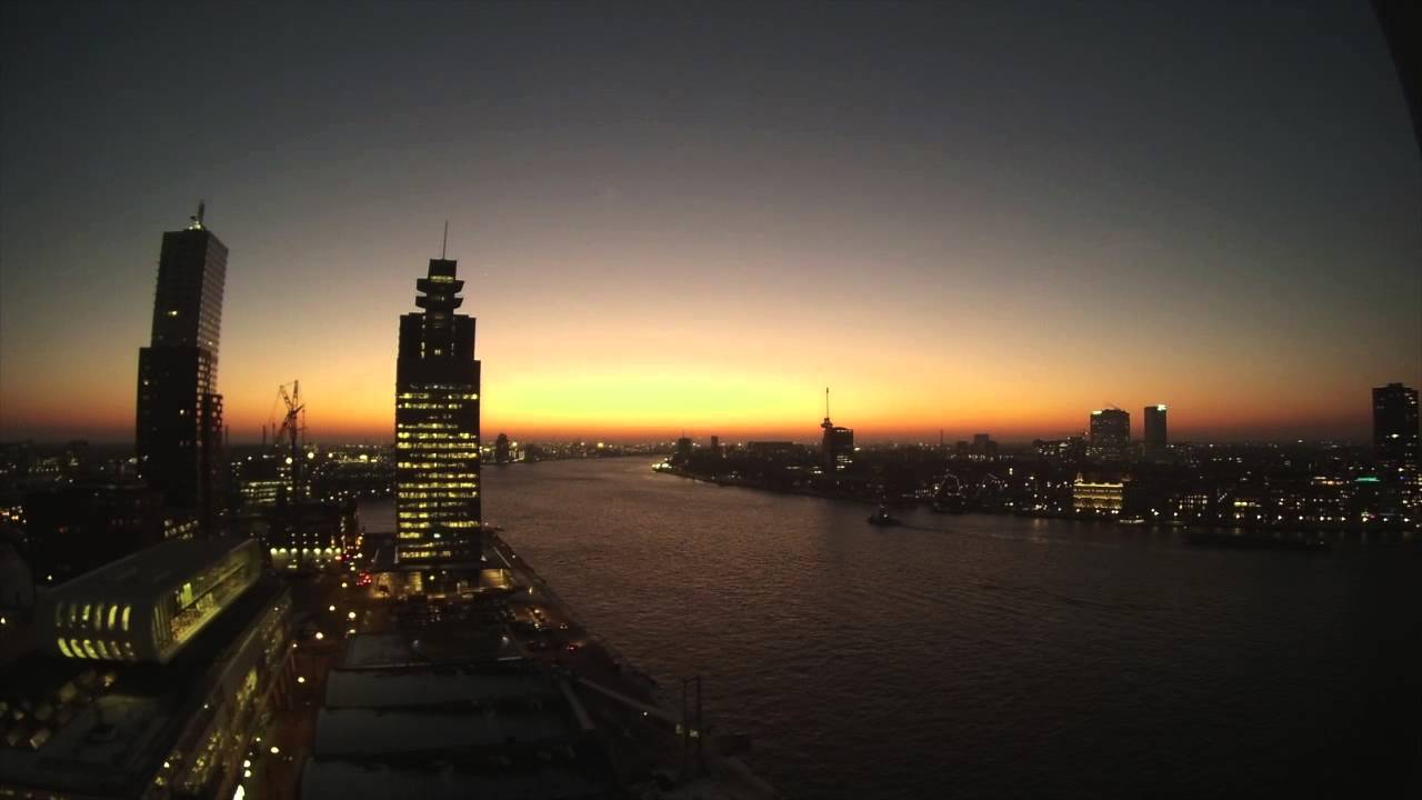 Rotterdam Sunset Time Lapse - YouTube